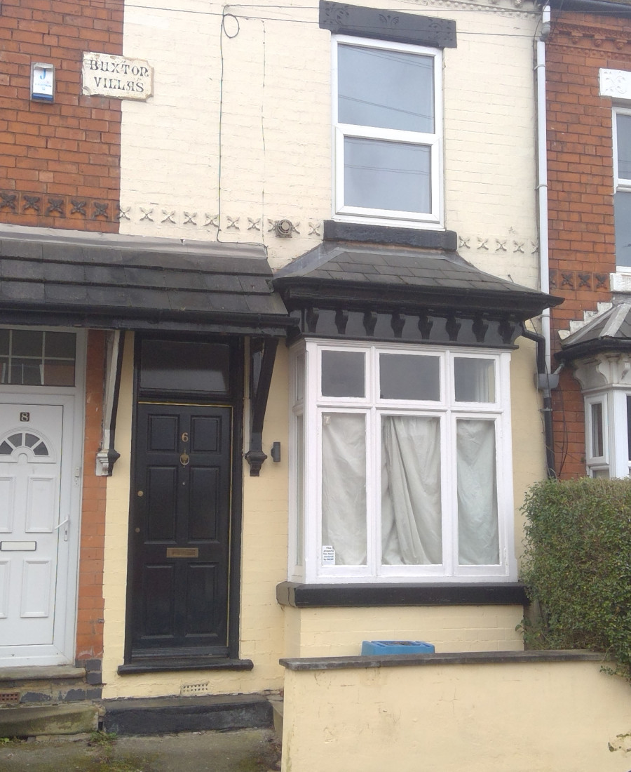 Traditional timber bay window and door, both high maintenance and both ...