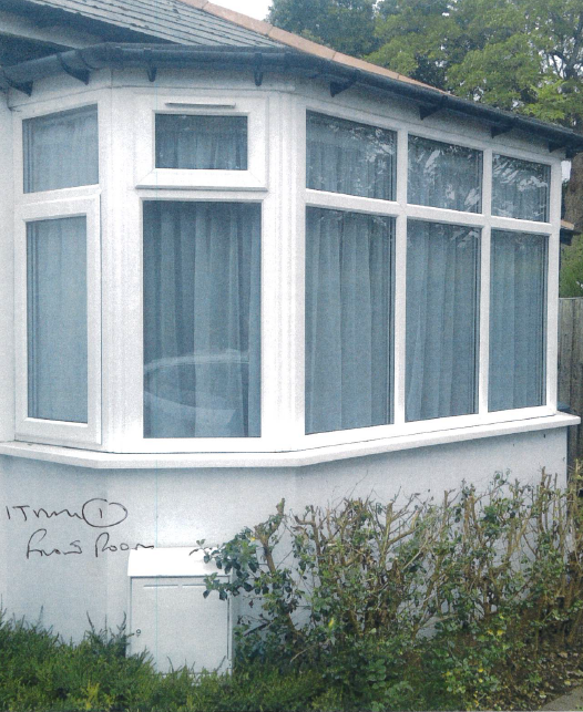 A lovely, large bay window but the customer wanted to add character and ...