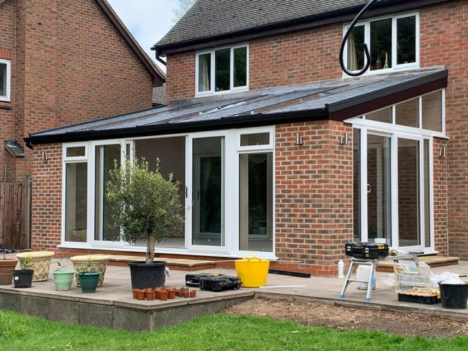 What is the usual size of a conservatory?